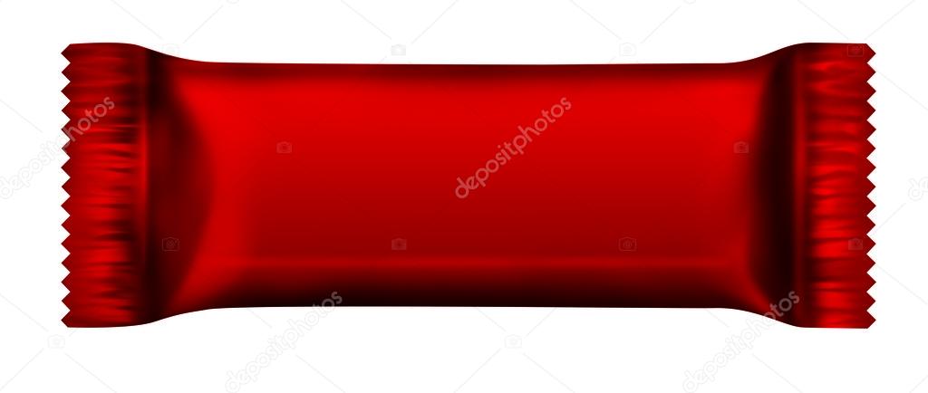 Red chocolate bar package — Stock Photo © anna42f #29787339