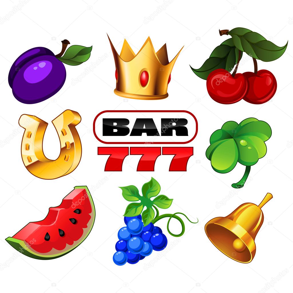 Slot machine icons. Stock Vector Image by ©Sonulkaster #25773707