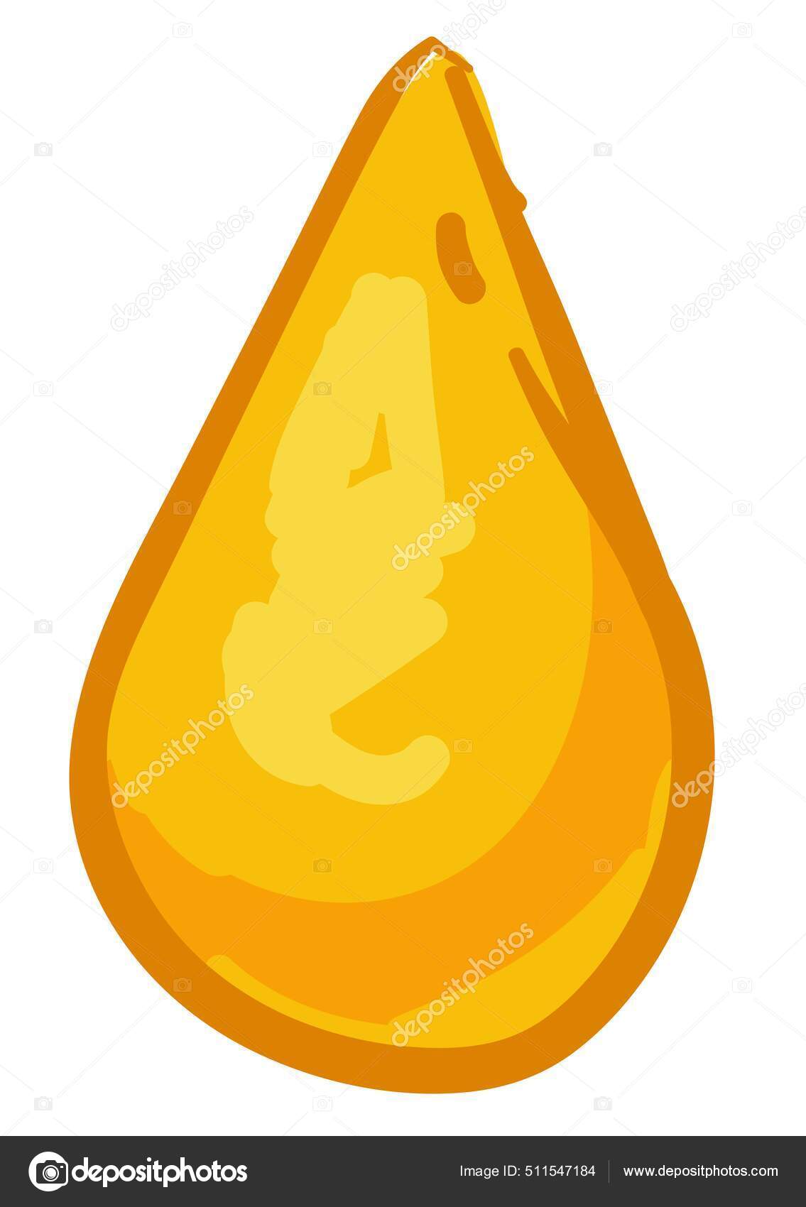 Honey Drop Dripping Golden Nectar Liquidy Texture Isolated Sweet Syrup ...