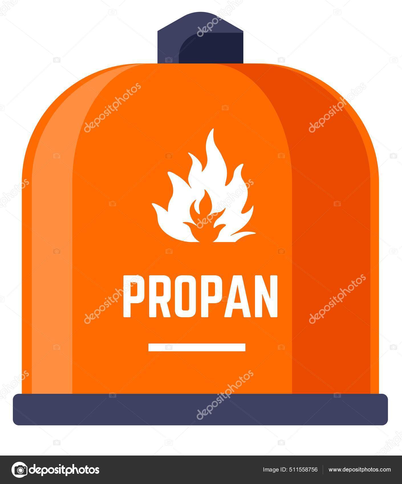 Propane or butane flammable sources of energy Stock Vector Image by ...