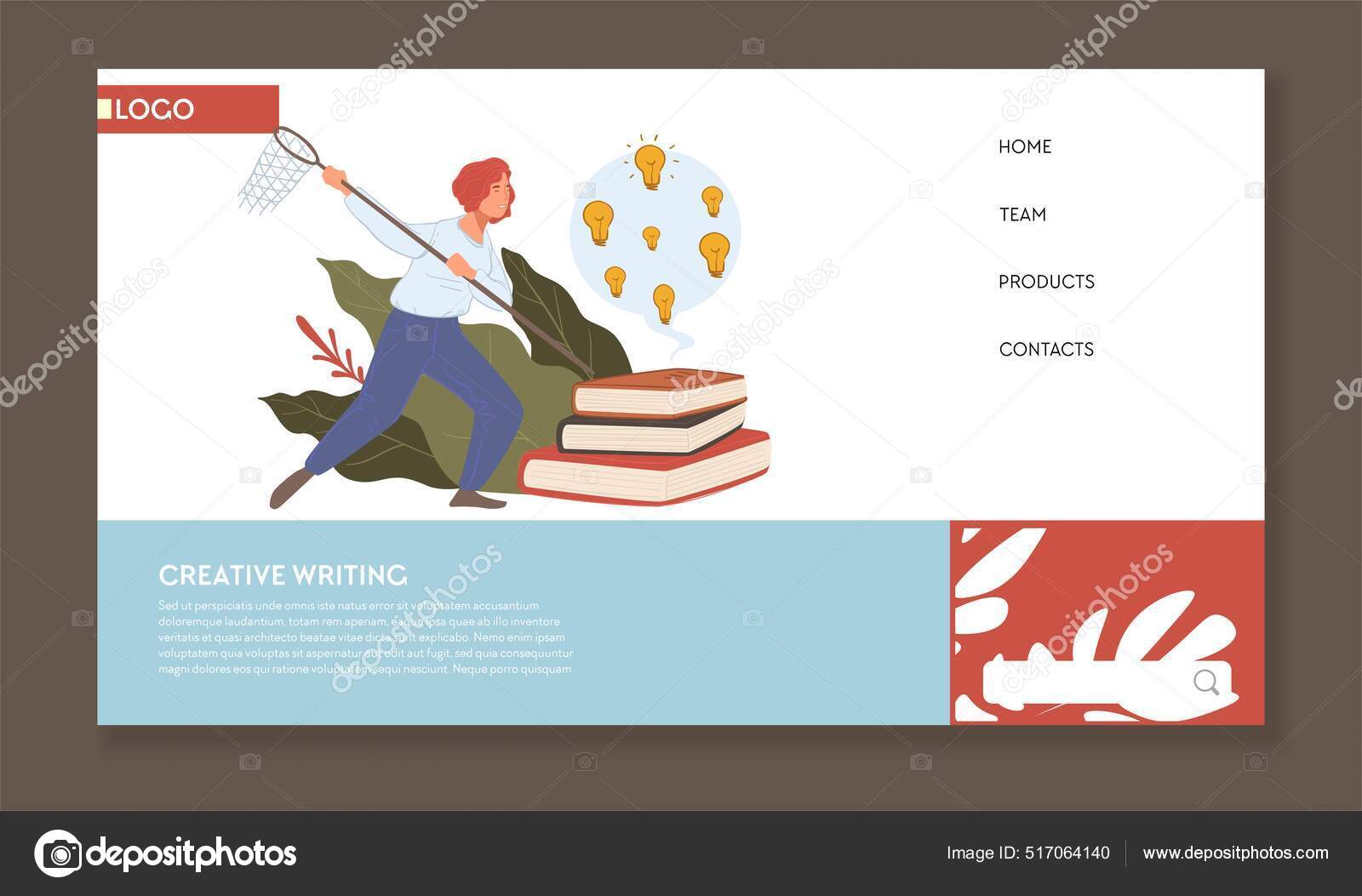 Copywriting and creative content writing ideas Stock Vector Image by ...