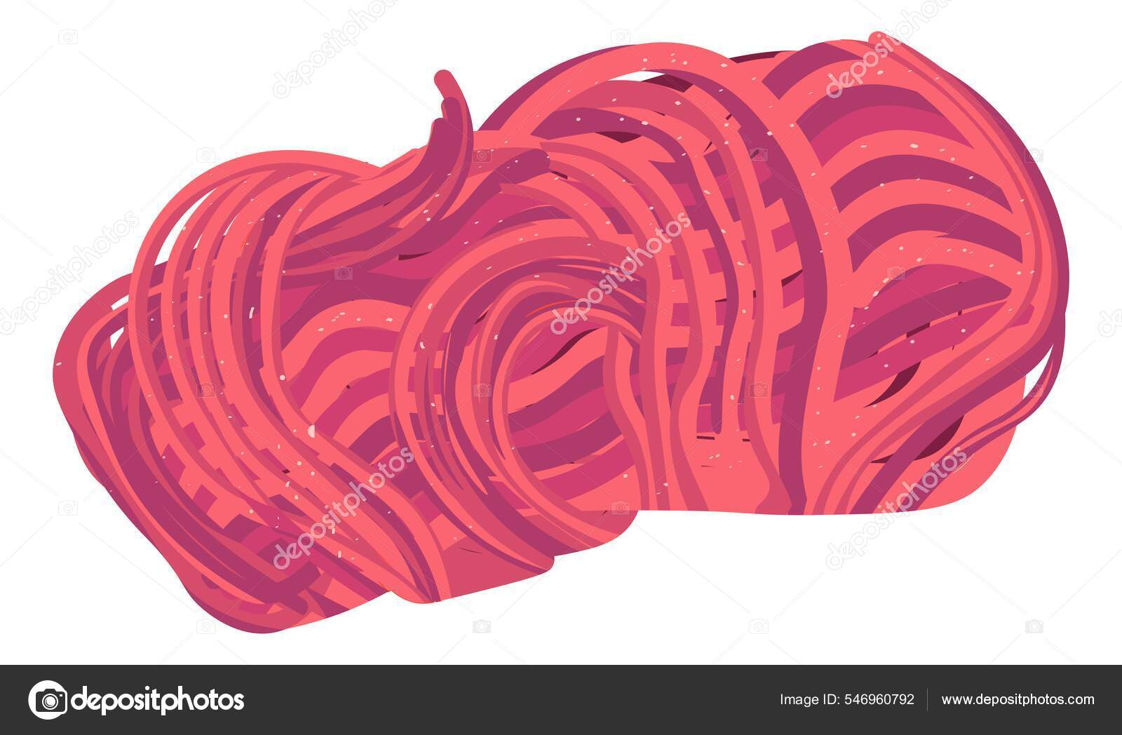 Ground meat of pork, butchery shop assortment Stock Vector Image by ...
