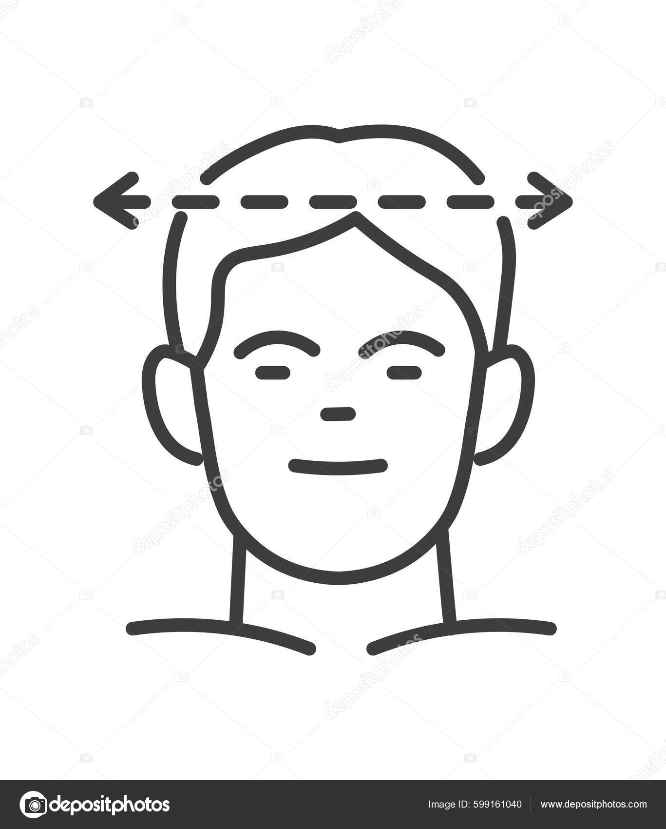 Measurement Male Character Head Dimensions Size Chart Headwear Width ...