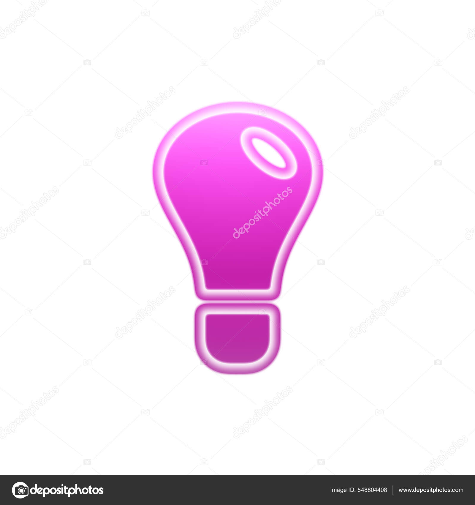 Red Idea Note Isolated White Background Illustration — Stock Photo ...