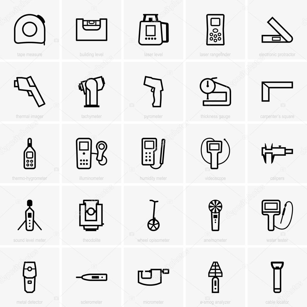 Measuring instruments Stock Vector Image by ©Den.Barbulat #47750925