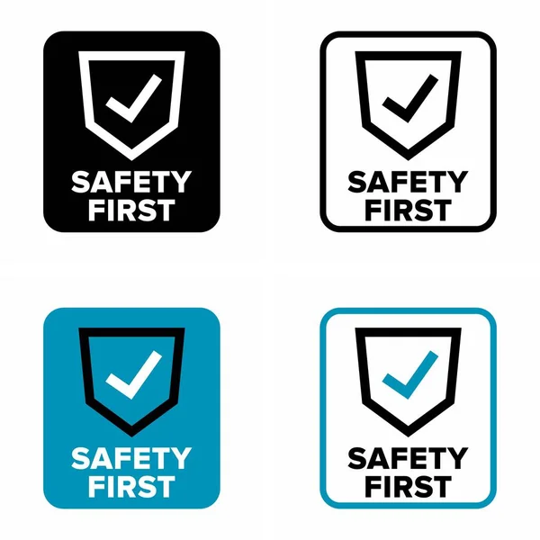 Safety logos blue ภาพเวกเตอร์สต็อก Safety logos blue ภาพประกอบที่ปลอด ...