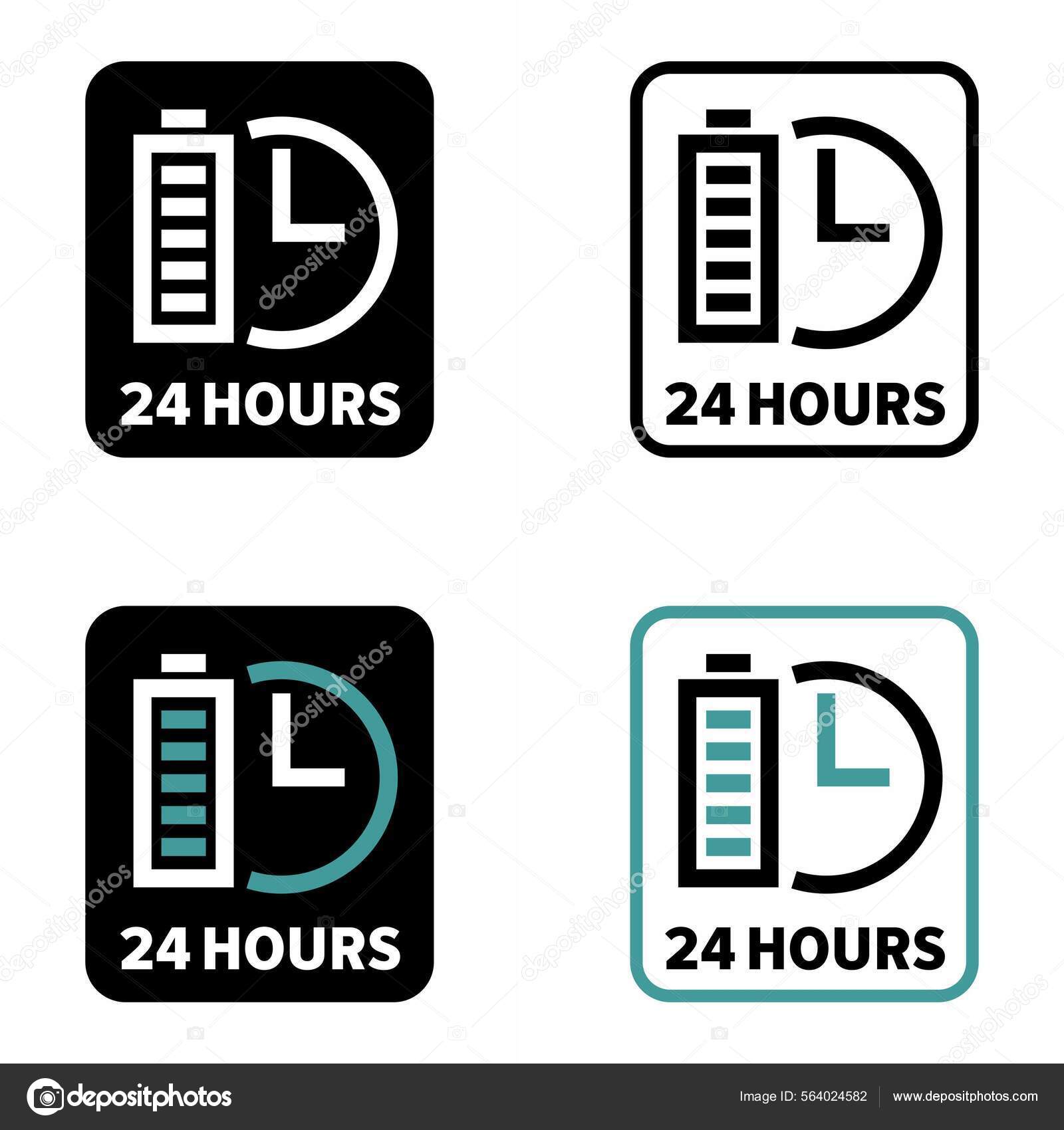 Hours Vector Information Sign Stock Vector by ©Den.Barbulat 564024582