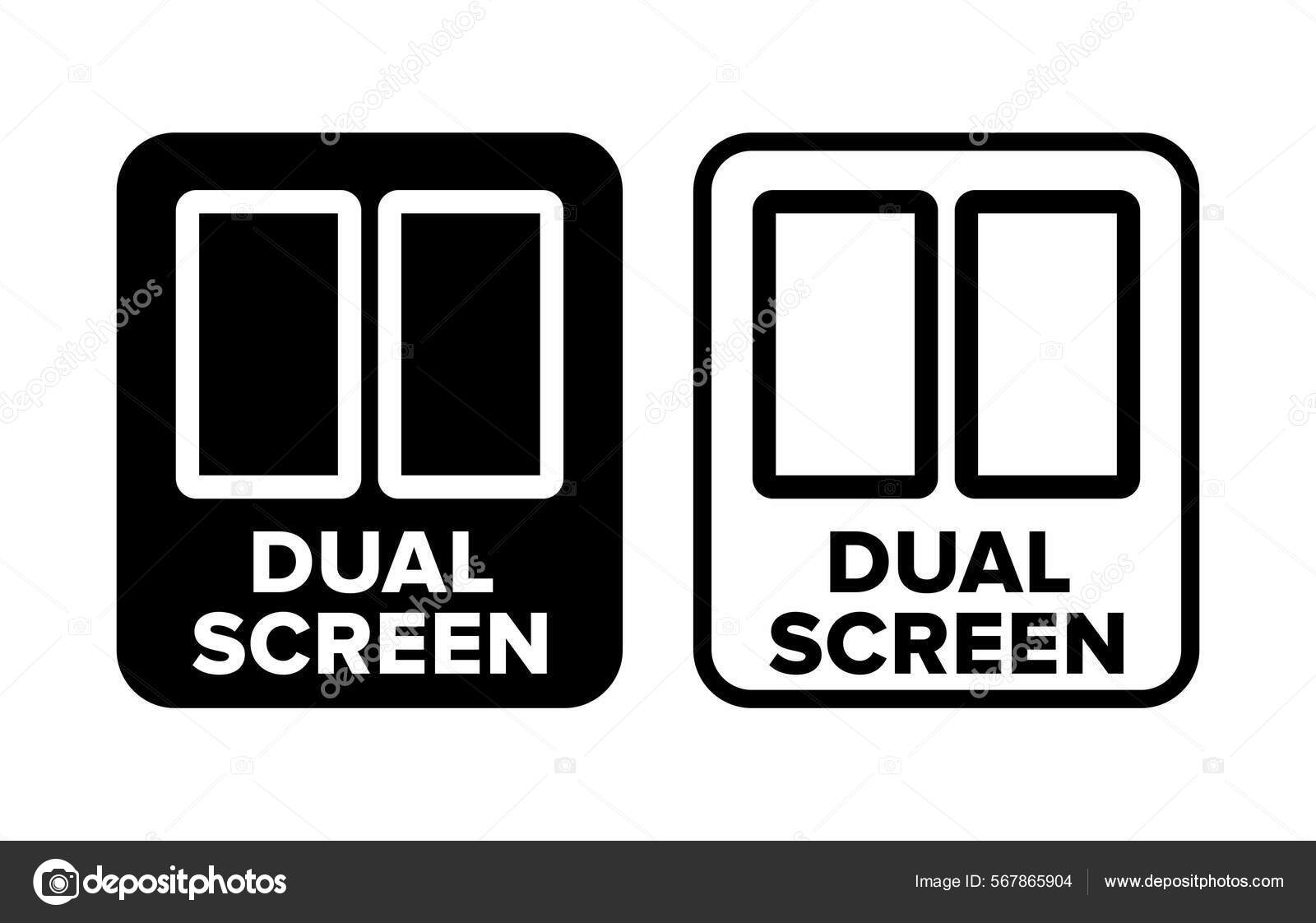 Dual Screen Vector Information Sign Stock Vector by ©Den.Barbulat 567865904