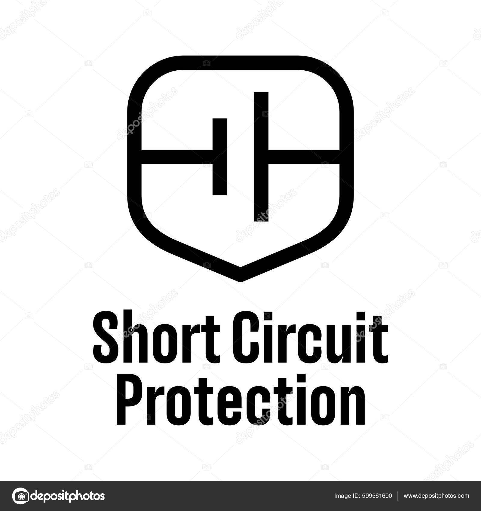 Short Circuit Protection Vector Information Sign Stock Vector by ©Den ...