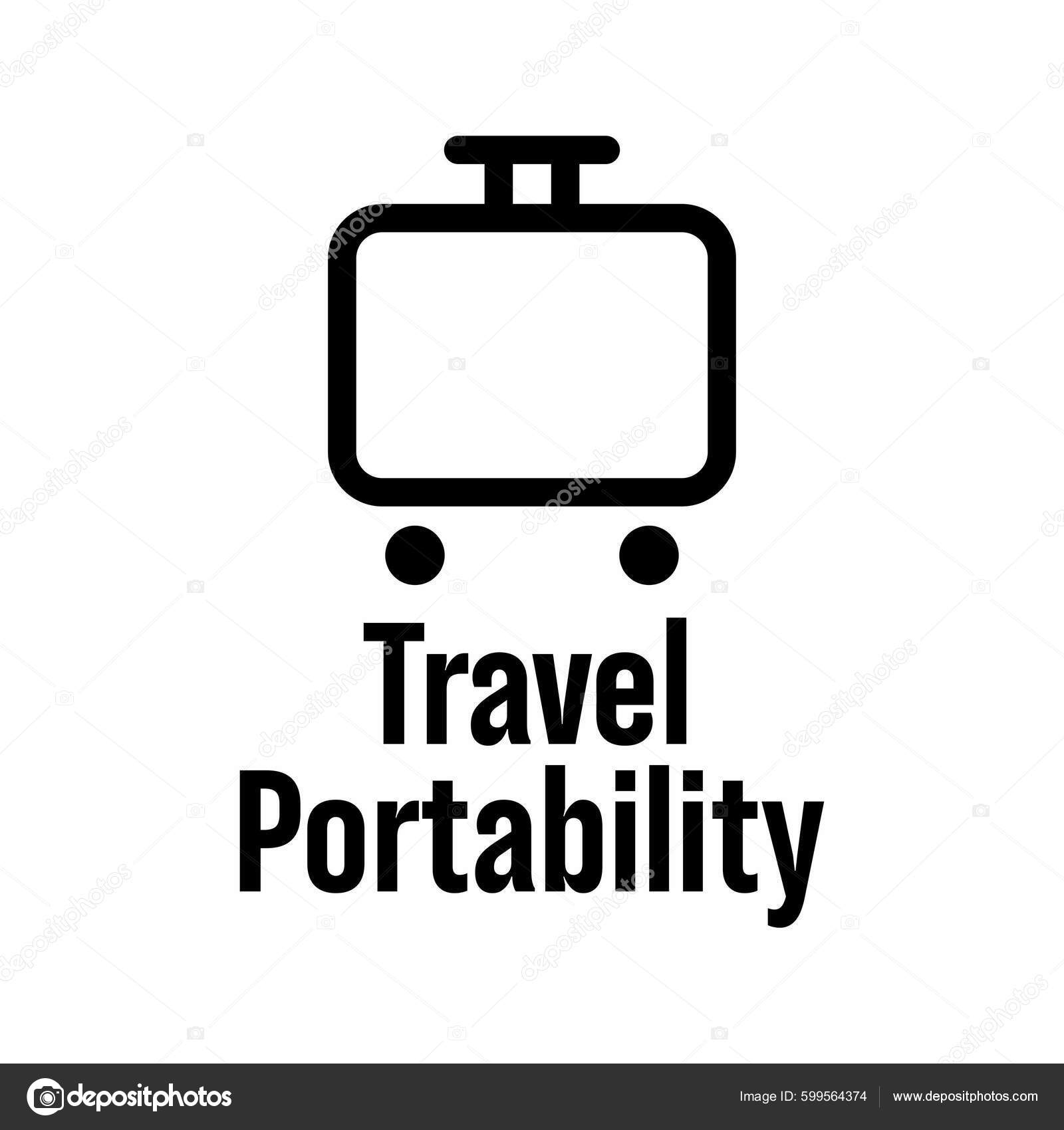 Travel Portability Vector Information Sign Stock Vector by ©Den ...