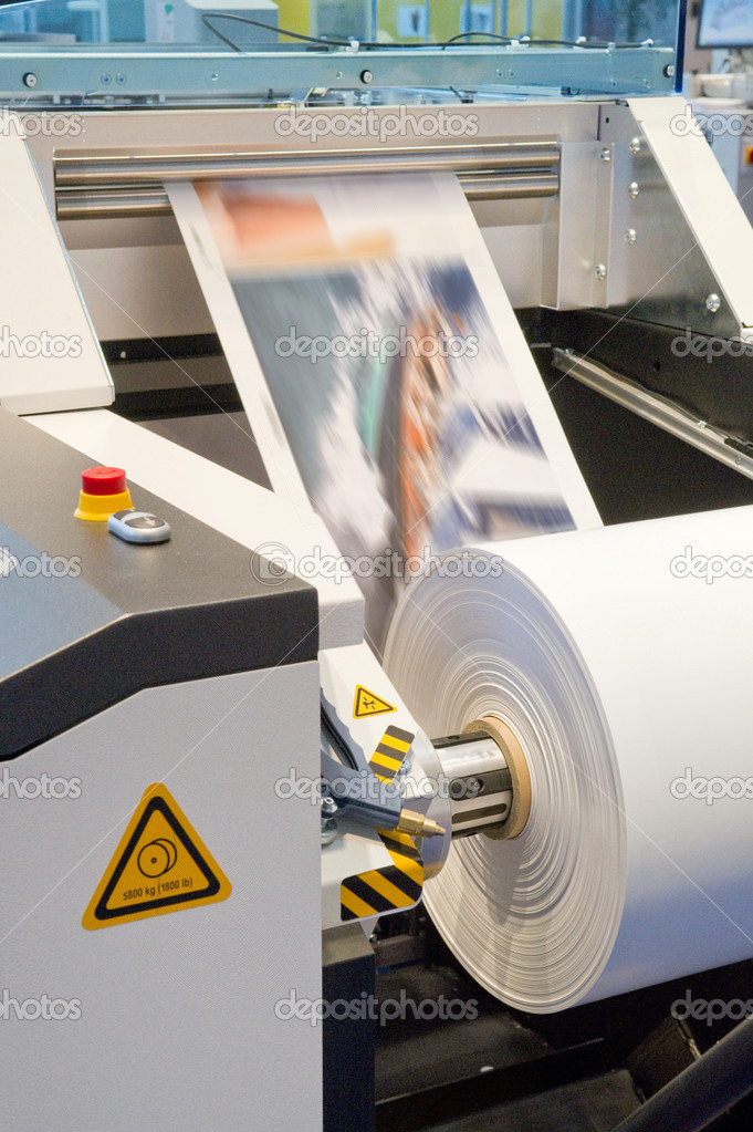 Printing machine — Stock Photo © pixpack #25955665