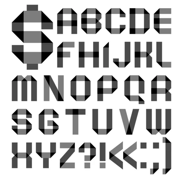 Alfabeto de fita Vector Art Stock Images | Depositphotos