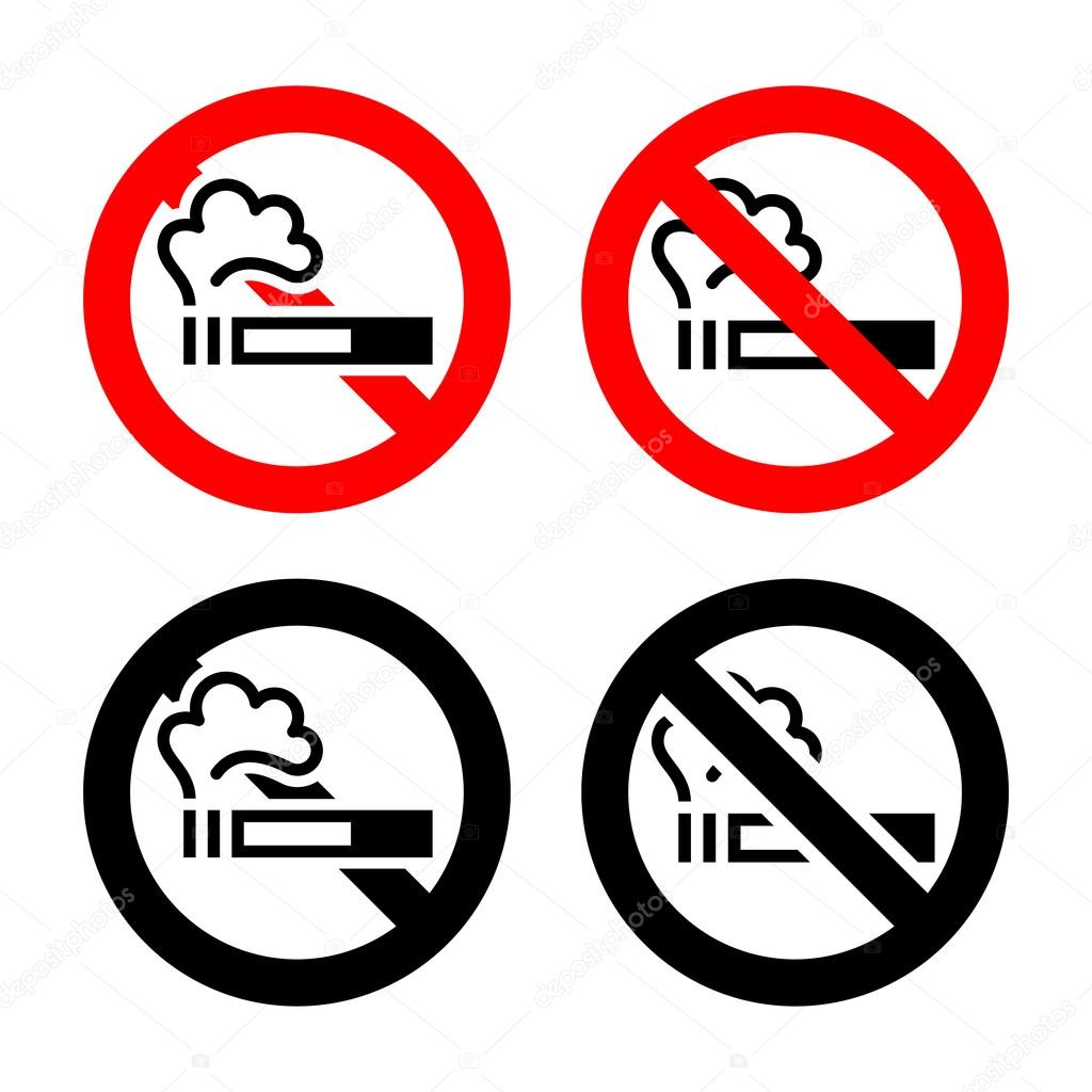 No smoking signs Stock Vector by ©ecelop 18246885 No smoking signs Stock Vector by ©ecelop 18246885