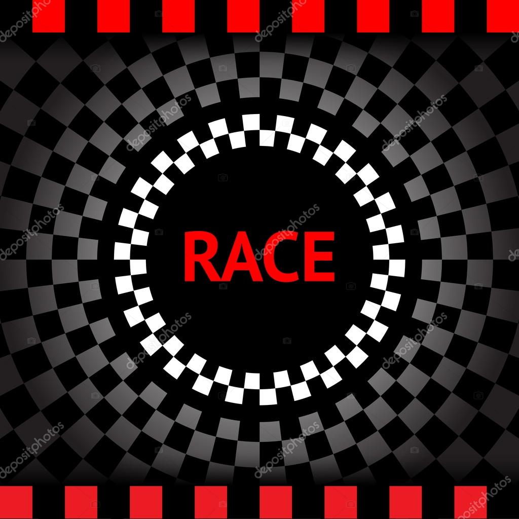Race-square-black-background Stock Vector Image by ©ecelop #21723527