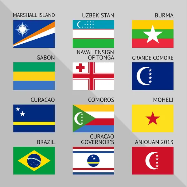 Flags of the world Stock Vector by ©ecelop 57400761