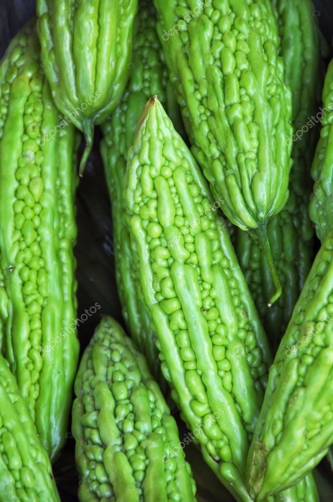 Green Muop Dang, Bitter Gourd Vegetable Stock Photo by ©NigelSpiers ...