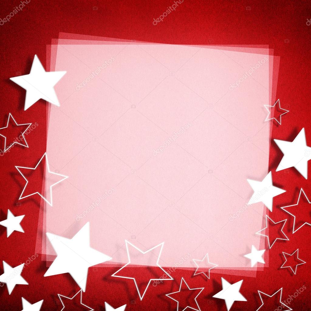 Blank greeting card on stars background — Stock Photo © viperagp #20821377