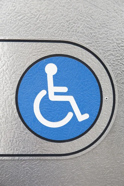 Blue handicap parking or wheelchair parking space sign Stock Photo by ...