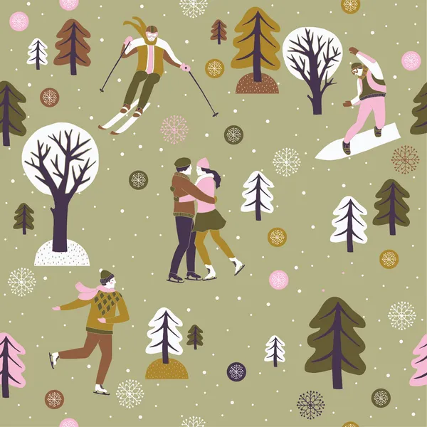 Winter sports drawing Vector Images | Depositphotos