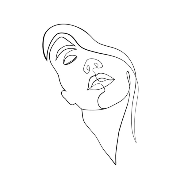 Contour Line Drawing Face