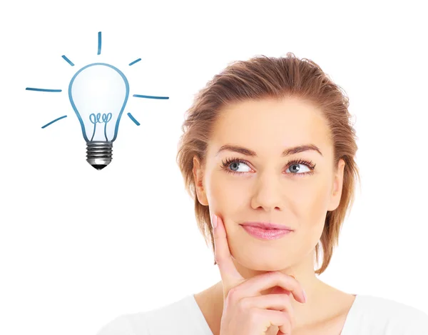 Woman having an idea Stock Photos, Royalty Free Woman having an idea ...