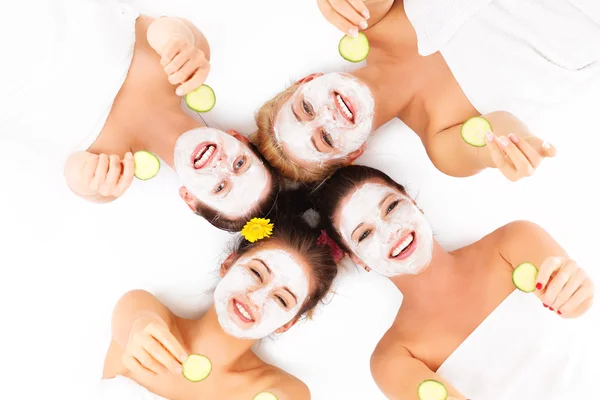 Group of womans in spa - Stock Image - Everypixel
