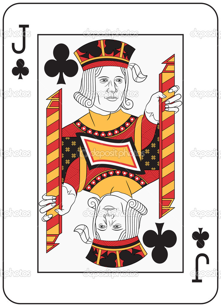 Jack of Clubs Stock Vector by ©mannaggia 38716123