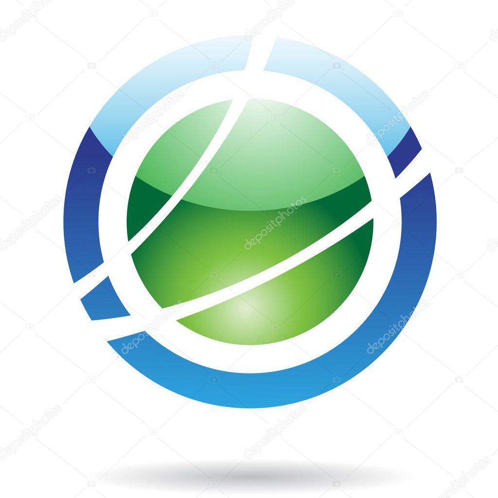 Colorful Planet Orbit Abstract Icon Stock Vector by ©cidepix #35054567