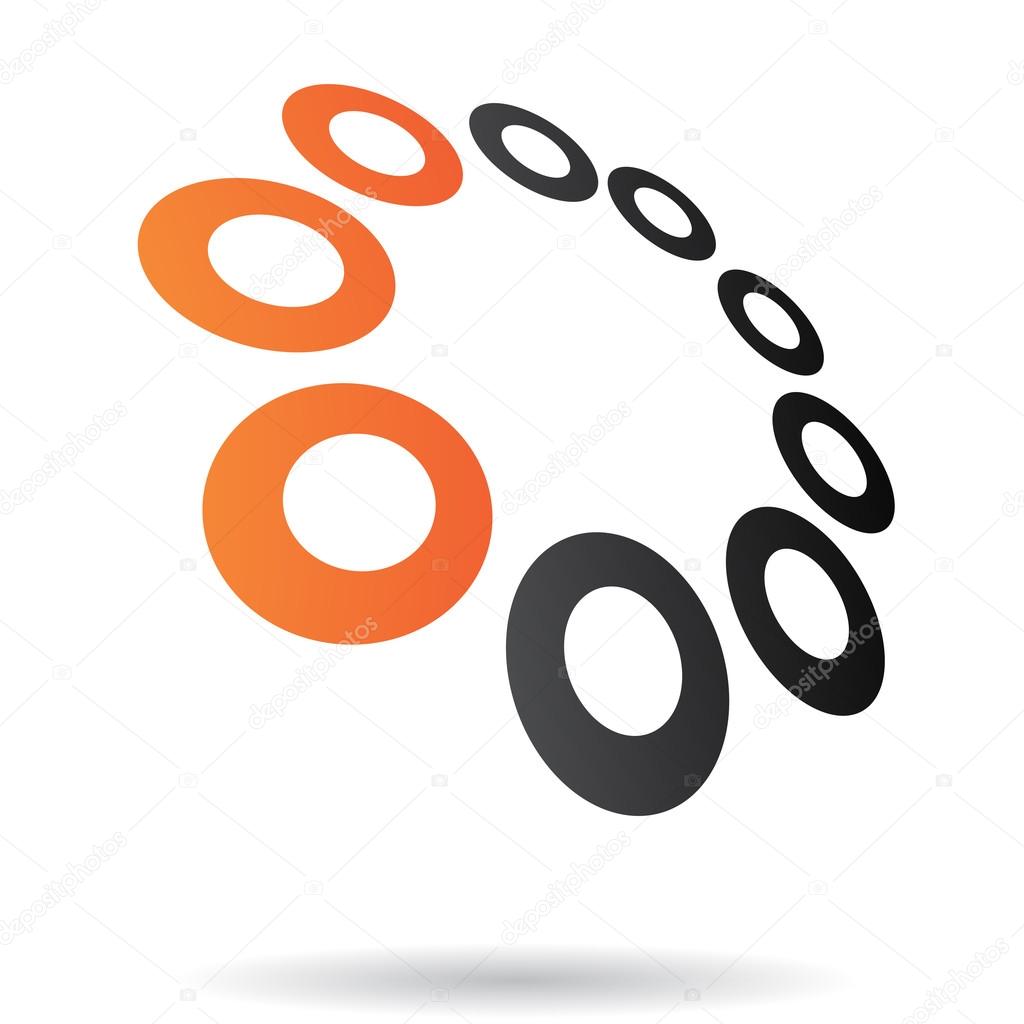 Colorful Abstract Round Icon — Stock Vector © cidepix #35060201