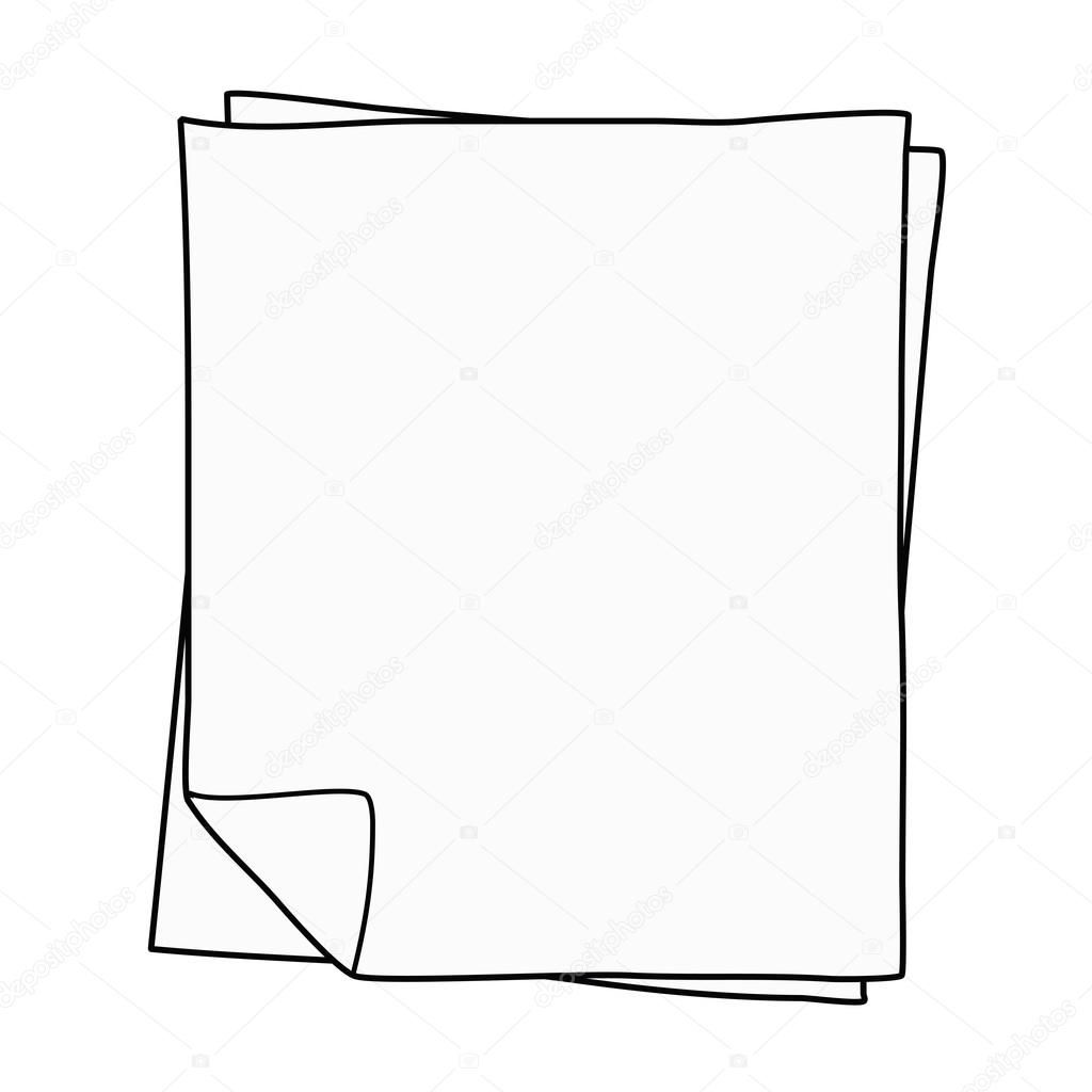 Notebook Paper drawing — Stock Vector © taesmileland #48668579