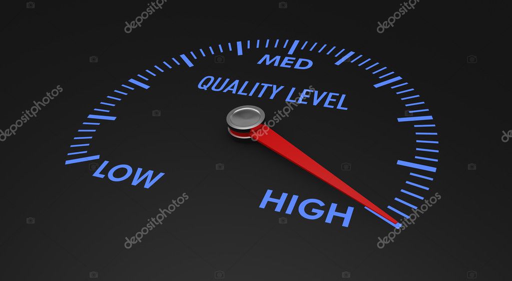 Speedometer - quality level Stock Photo by ©lucadp 18549079