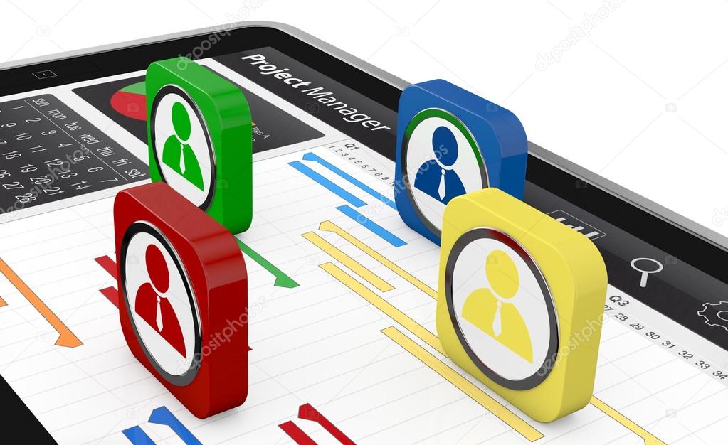 Project management — Stock Photo © lucadp #21468553