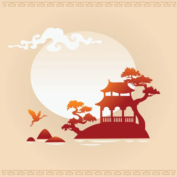 Chinese sunrise Vector Art Stock Images | Depositphotos