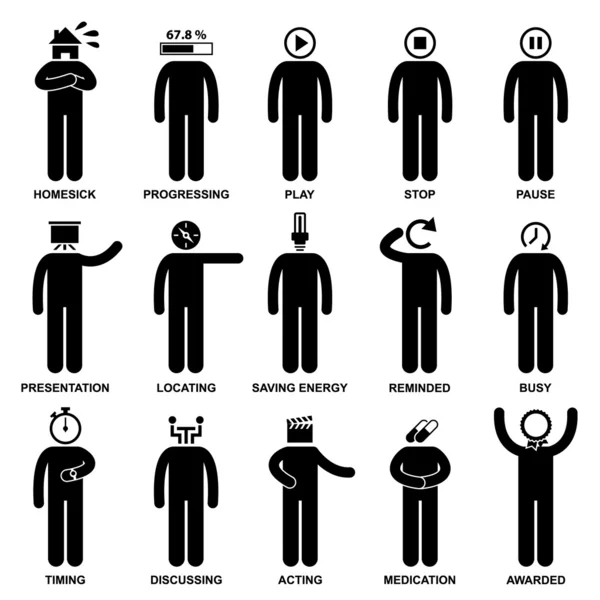 Energetic Person Icon Clipart