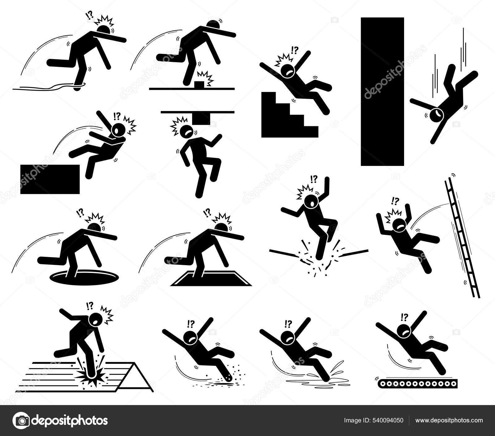 Warning Sign Danger Risk Symbol Safety Precaution Workplace Vector ...