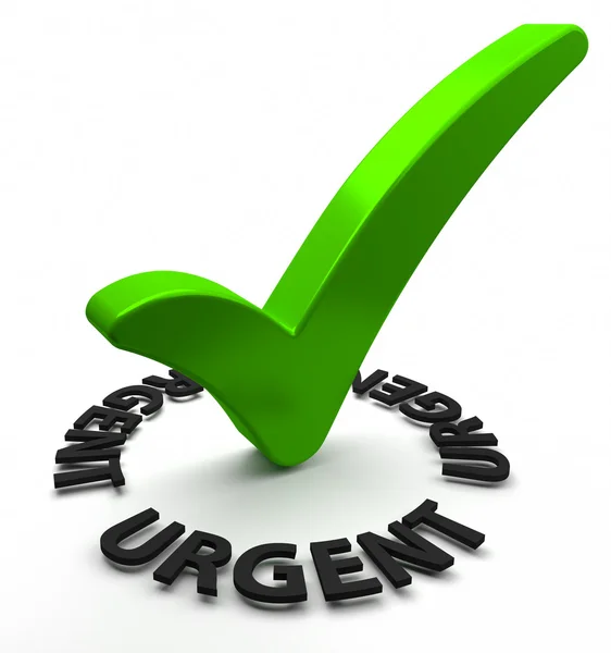 Green Check Mark Symbol — Stock Photo © OutStyle #12065279