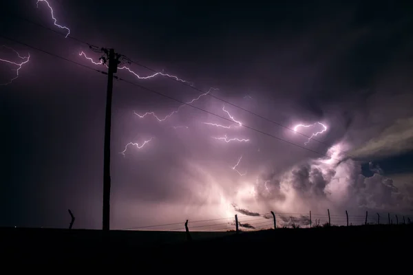 Power line storm Stock Photos, Royalty Free Power line storm Images ...