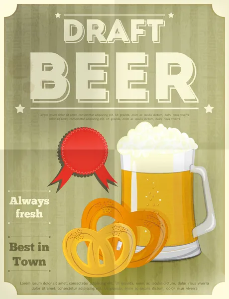 Beer Poster Stock Vector Image by ©elfivetrov #47900993