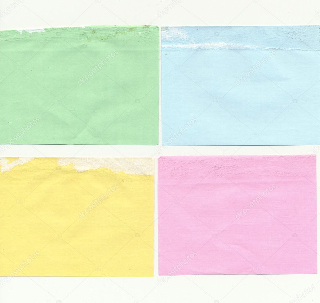 Blank four paper note — Stock Photo © flytosky11 #30072847