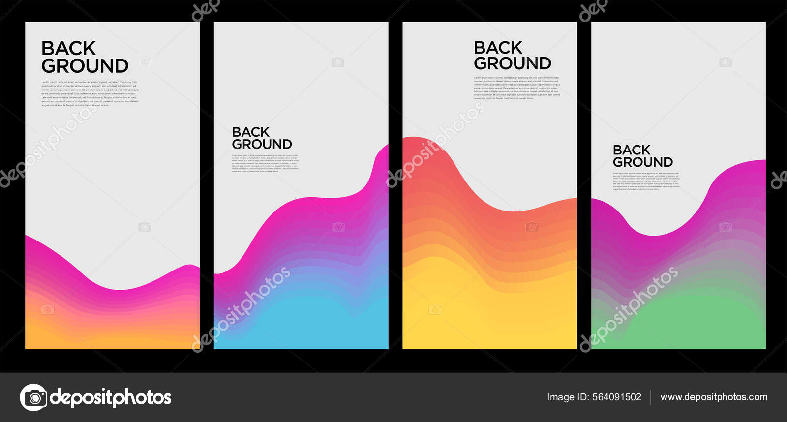 Vector Colorful Liquid Fluid Background Summer Collections Stock Vector ...