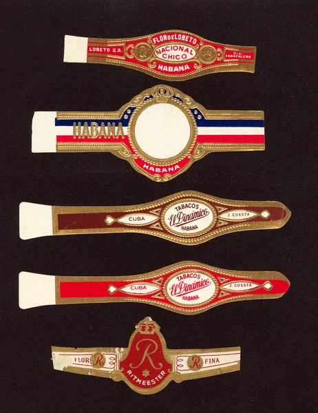 Vintage cigar rings from a private collection — Stock Photo © vlag48 ...