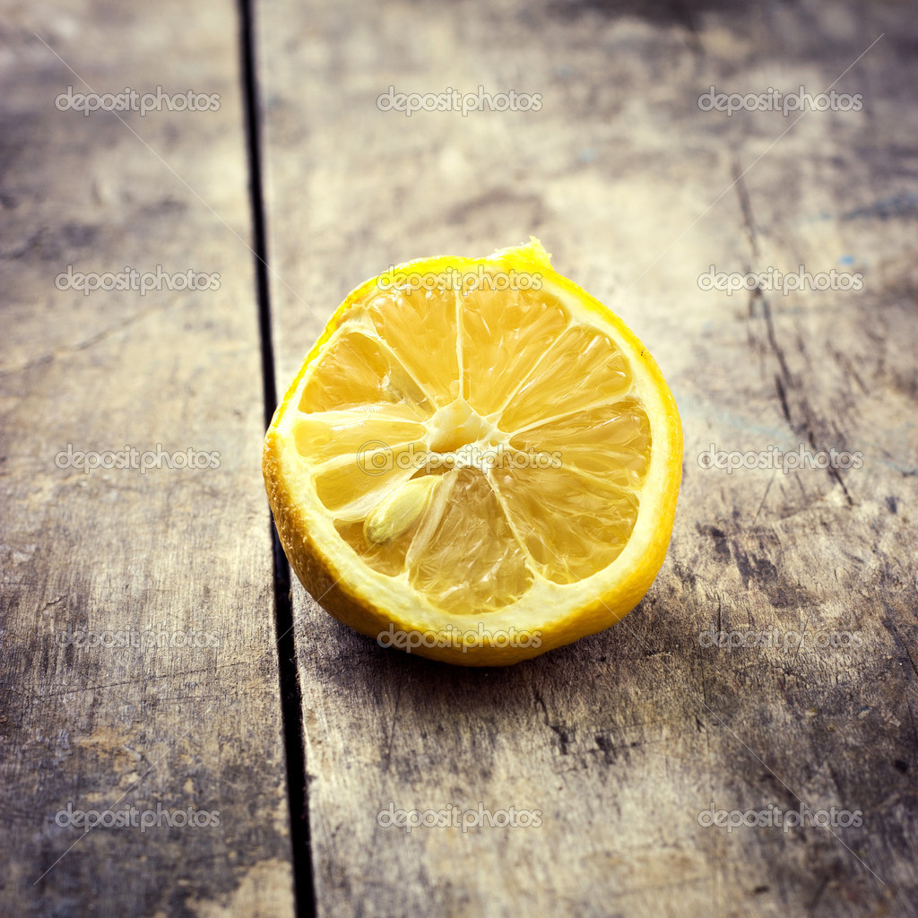 Withered Half Lemon Stock Photo by ©librakv 23998521
