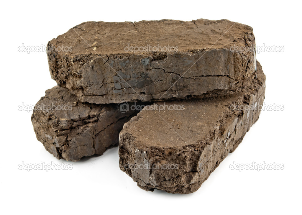 Turf brandstof blokken — Stockfoto © PetroP #35740993