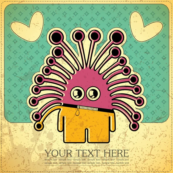 Monsters with heart Stock Vector by ©aleabievsasha 13614026