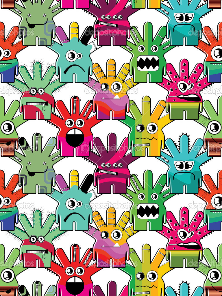 Monsters Stock Vector Image by ©aleabievsasha #13160723