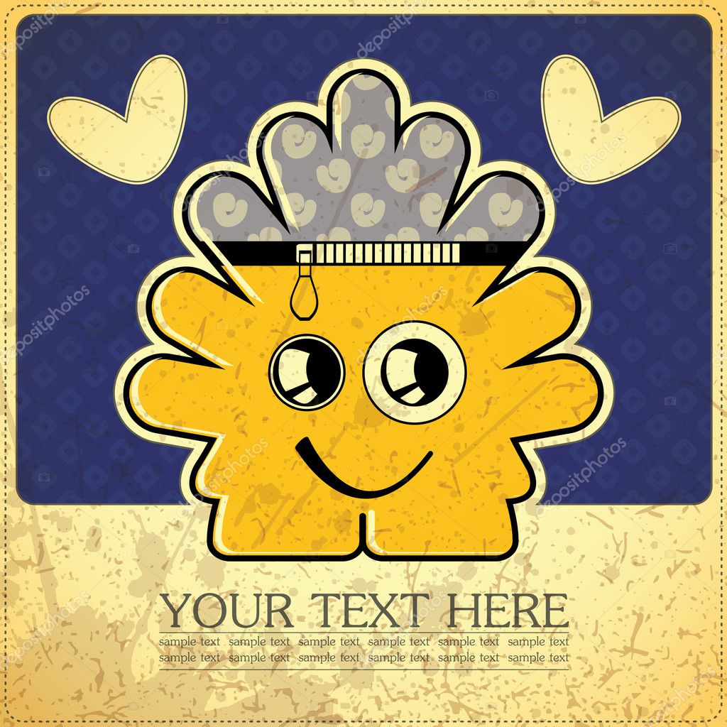 Monsters with heart Stock Vector by ©aleabievsasha 13373886