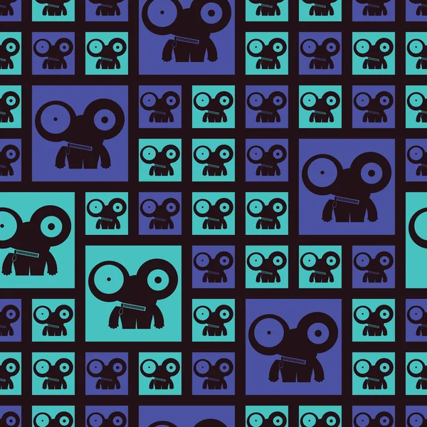 Monsters - seamless pattern Stock Vector by ©aleabievsasha 14008874