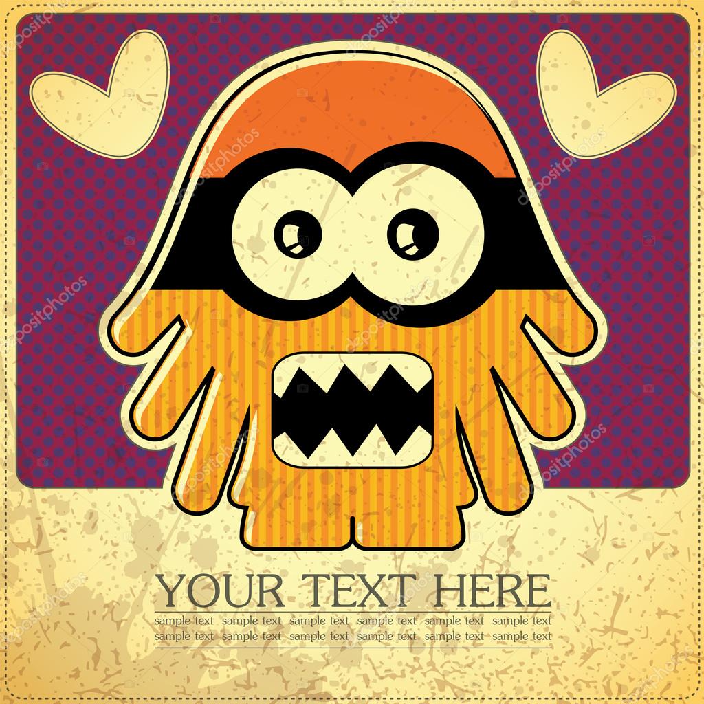 Monsters with heart Stock Vector by ©aleabievsasha 13614026