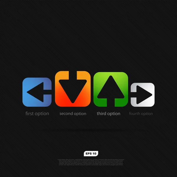 Quatre flèches images vectorielles, Quatre flèches vecteurs libres de ...