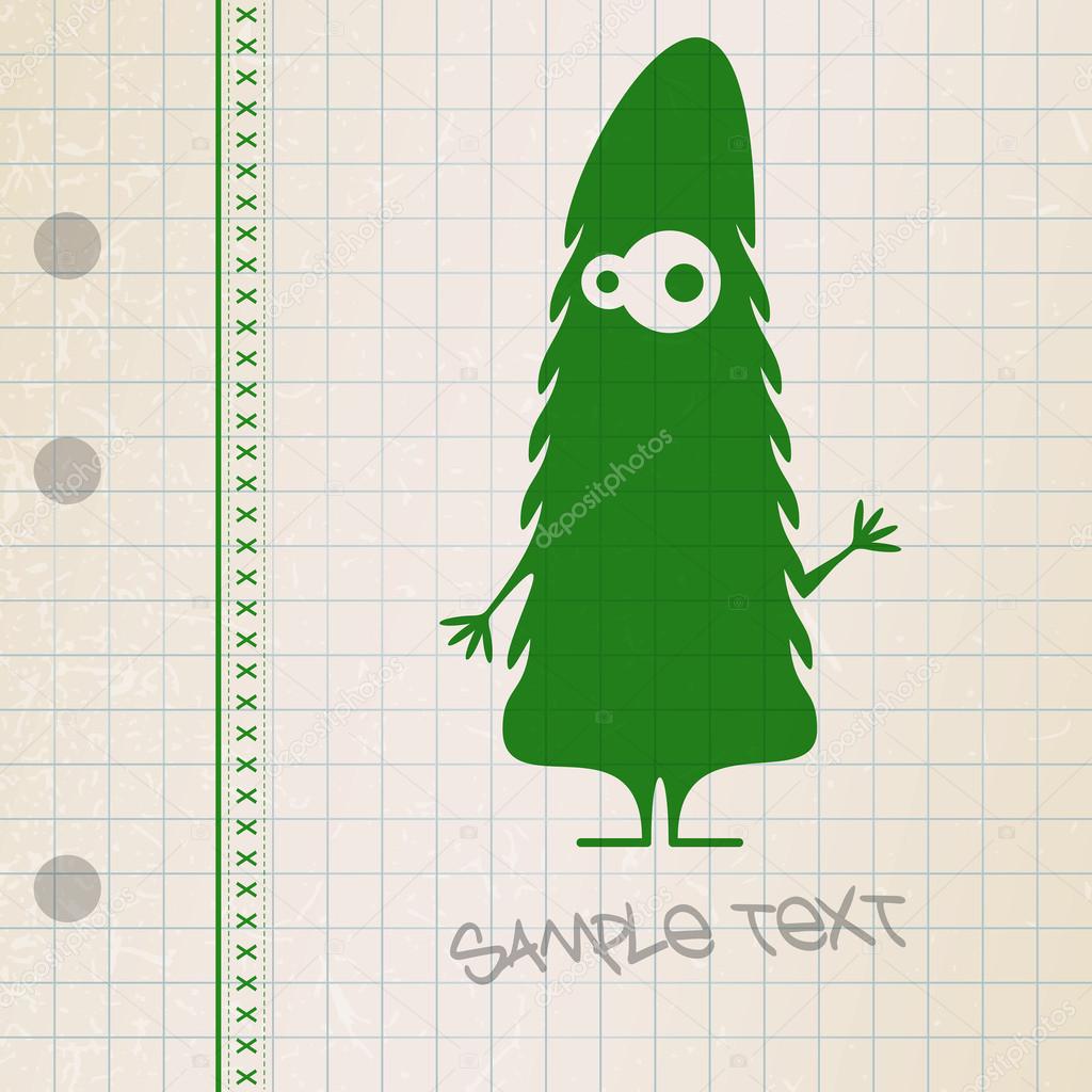 Monster paper Stock Vector by ©aleabievsasha 38884651